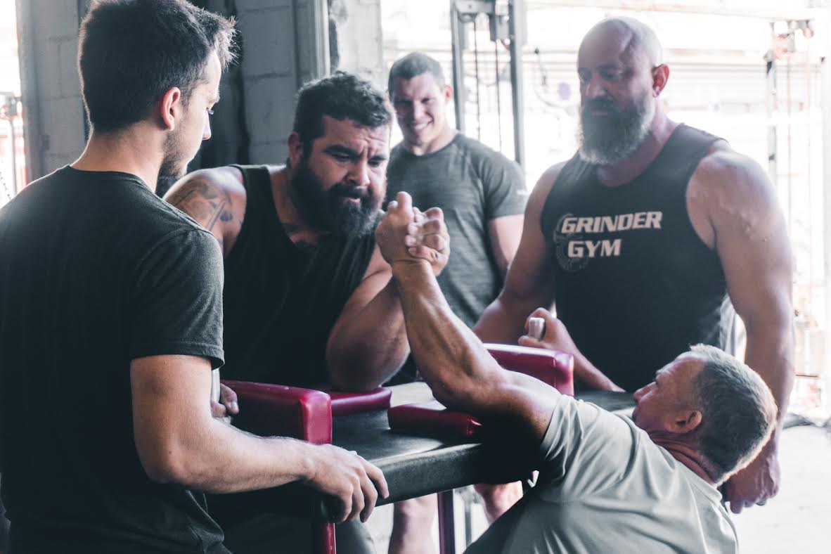 We Are an Armwrestling Gym - Grinder Gym