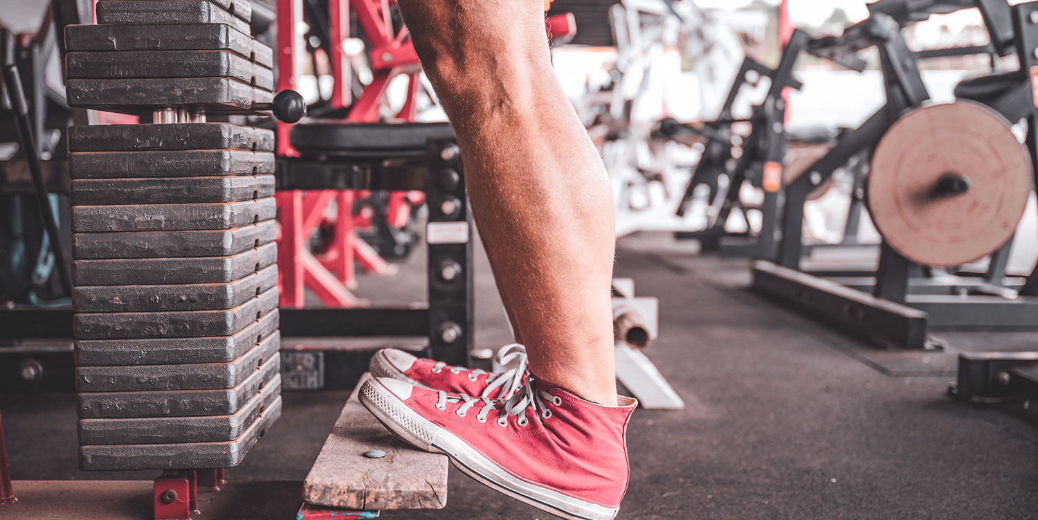 Standing Calf Raise on Selectorized Machine - Grinder Gym